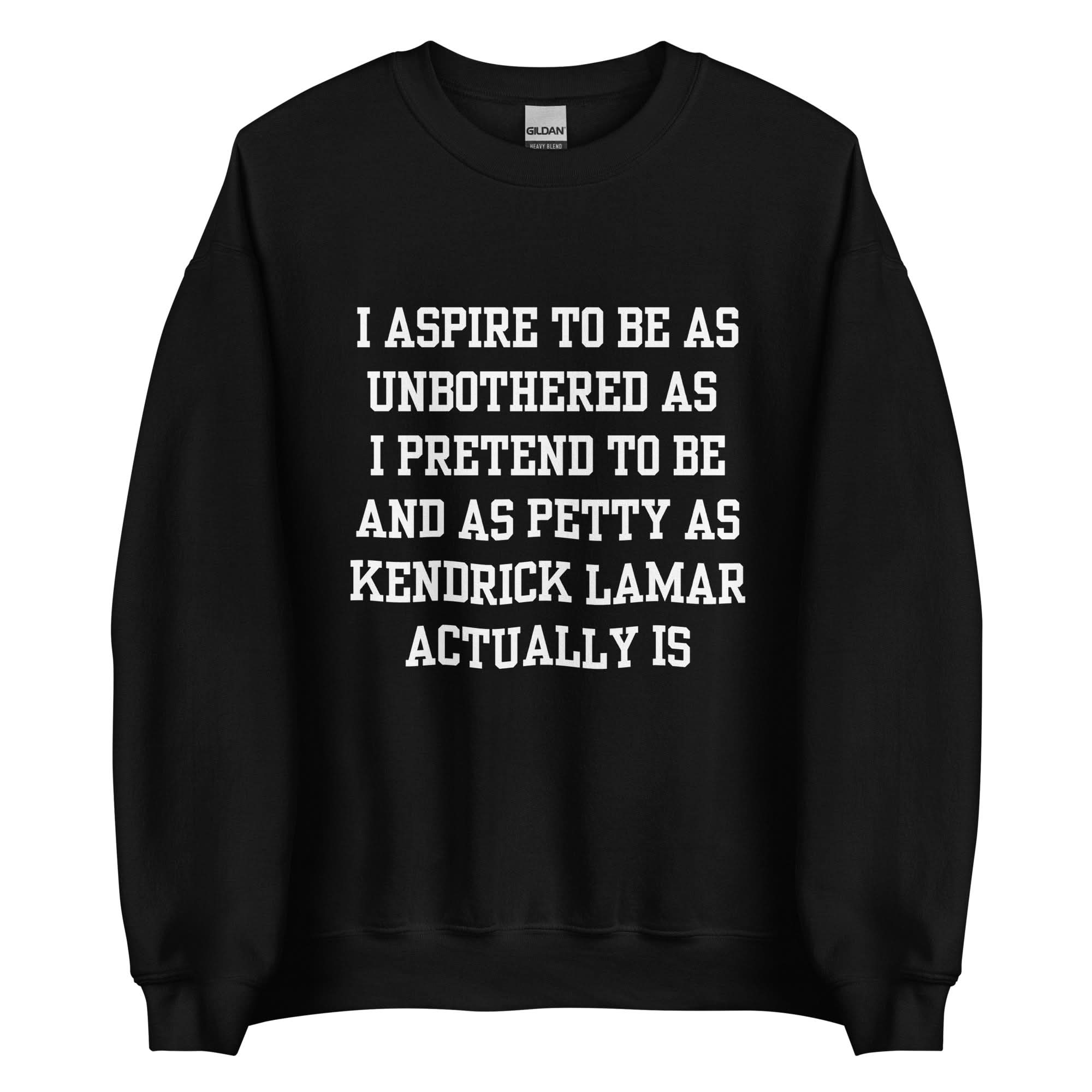Kendrick Lamar Petty Crewneck – Double Cross Clothing Co.